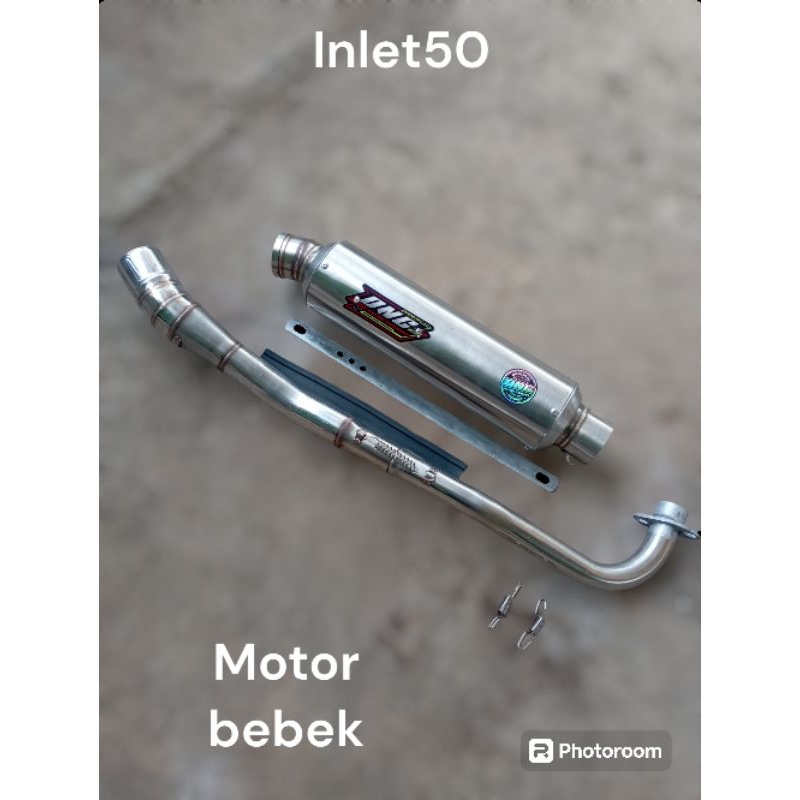 Original DNC inlet50 type jenong Exhaust For Supra x 125 Jupiter Vega Revo gred Supra fit Etc ...