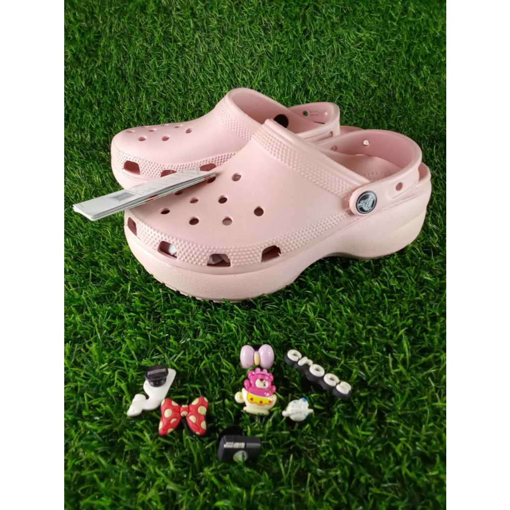 Original PLATFORM CROCS SANDALS / SANDALS - PINK | Shopee Malaysia