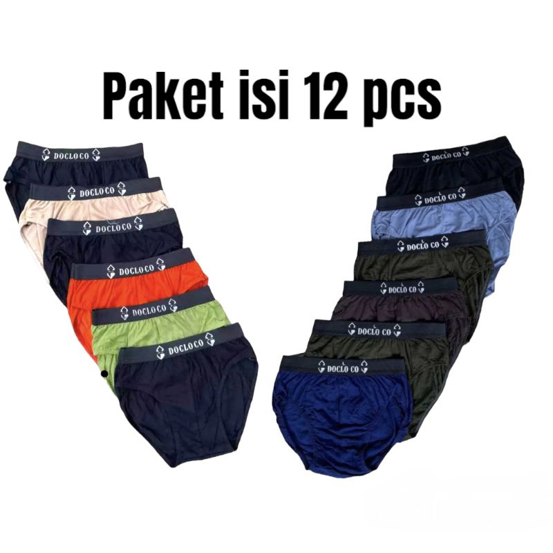 12-piece underwear package adult men's briefs | Shopee Malaysia