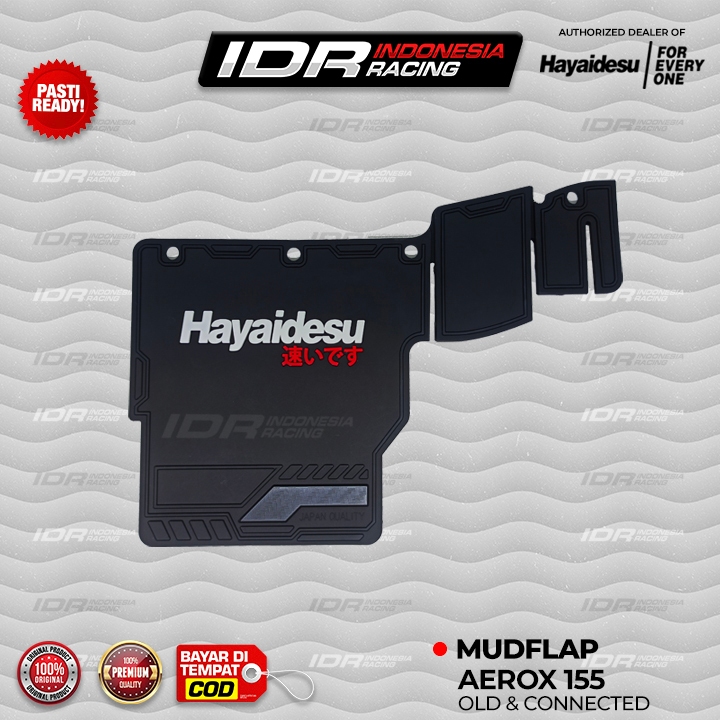 Hayaidesu Mudflap Yamaha Aerox Old New Connected Mud Flap Guard Premium ...