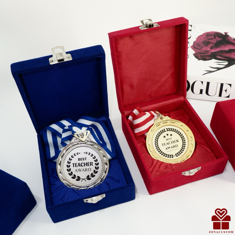 Custom Metal Medals - Award Medals - Teacher Medals - Teacher's Day ...