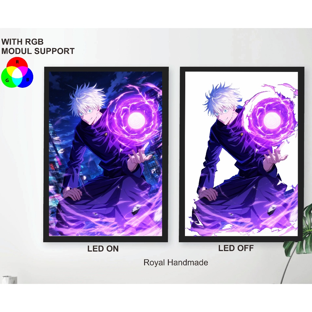 Anime Jujutsu Kaisen Gojo Special Edition led painting painting On ...