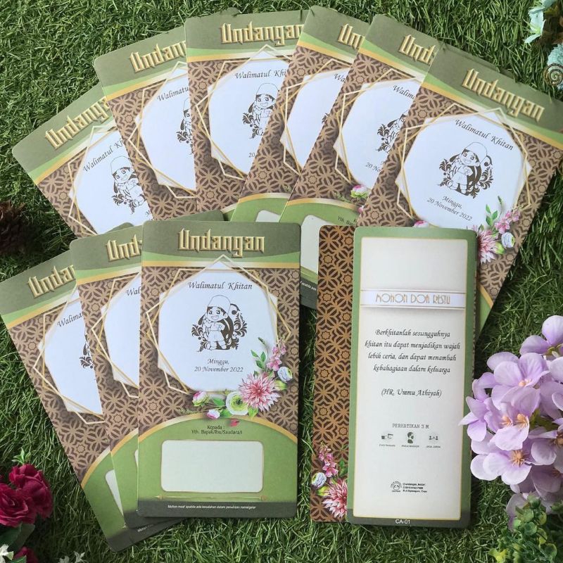 Circumcision Invitation / Walimatul Circumcision | Shopee Malaysia