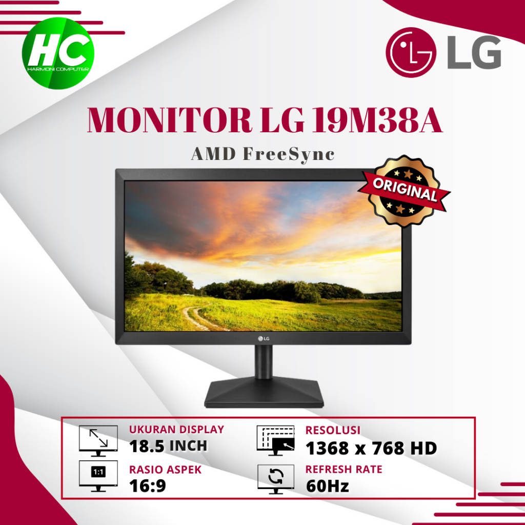 Monitor LG 19M38A-B | Shopee Malaysia