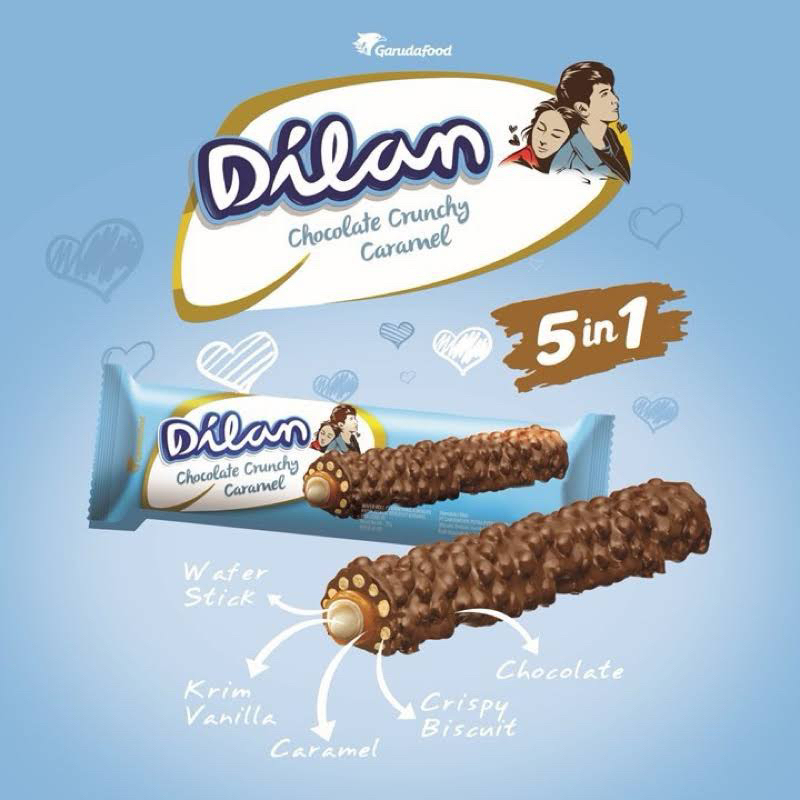Dilan chocolate crunchy caramel - dilan chocolate stick - dilan ...