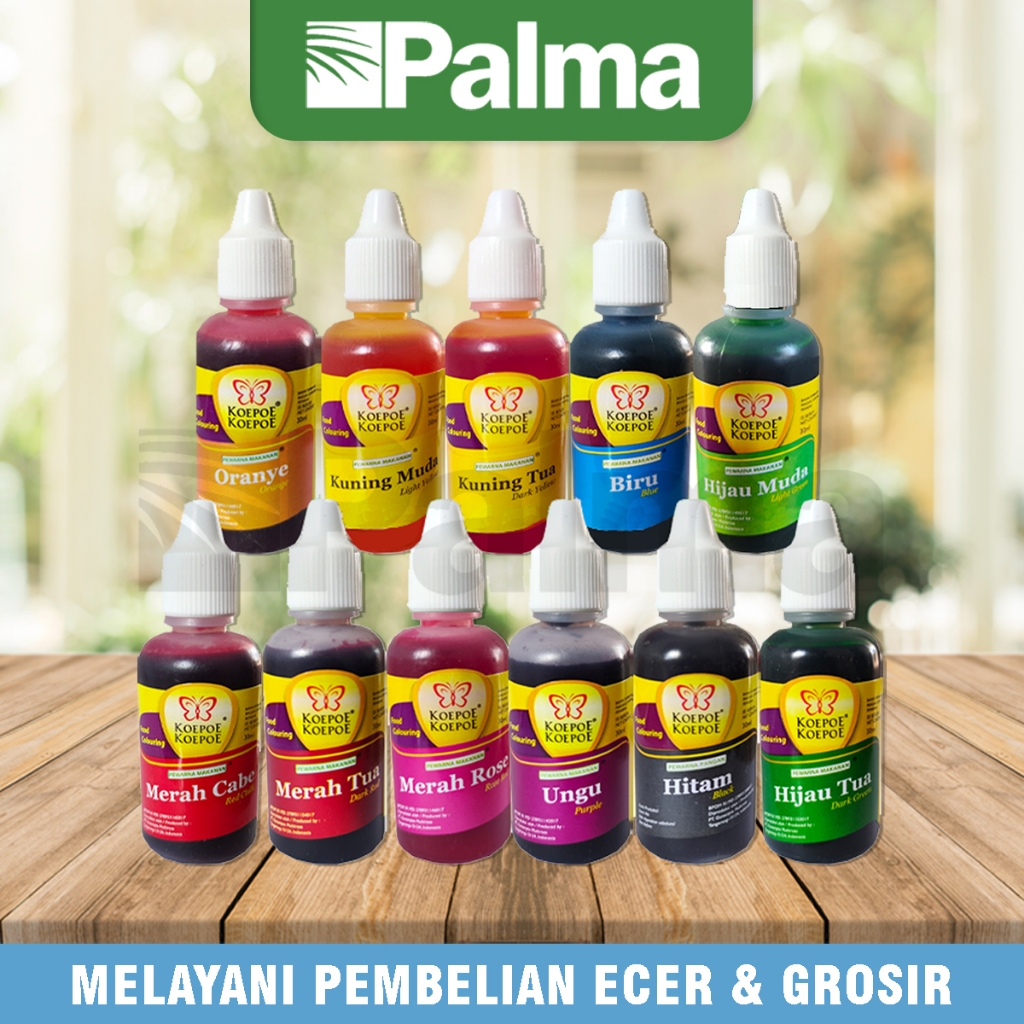 KOEPOE KOEPOE FOOD COLORING, 30ML | Shopee Malaysia