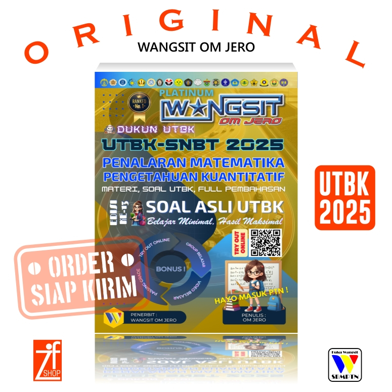 Wangsit Book Om Jero UTBK SNBT 2025 - Mathematics & Quantitative ...