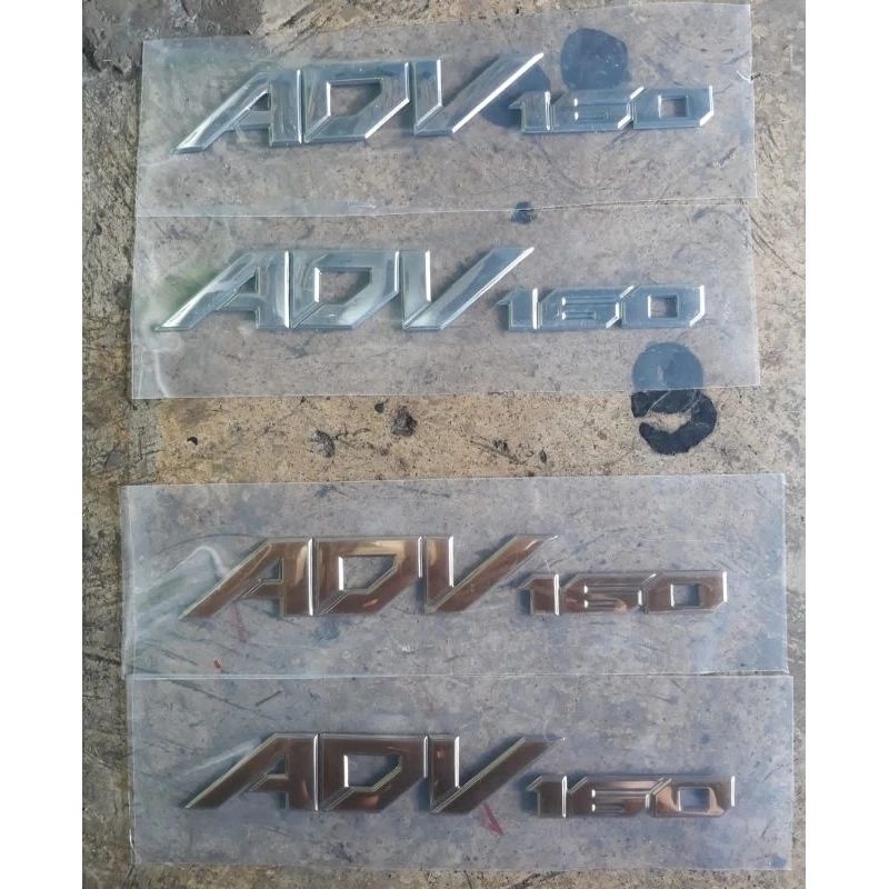 Honda ADV 160 Embossed Sticker Logo Emblem | Shopee Malaysia