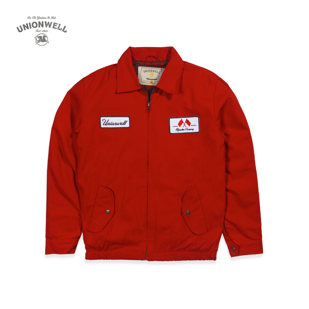 Unionwell Jacket Harrington James Dean Red | Shopee Malaysia