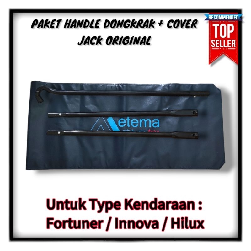 Original Jack Handle & Jack Cover Package for Fortuner / Innova / Hilux ...