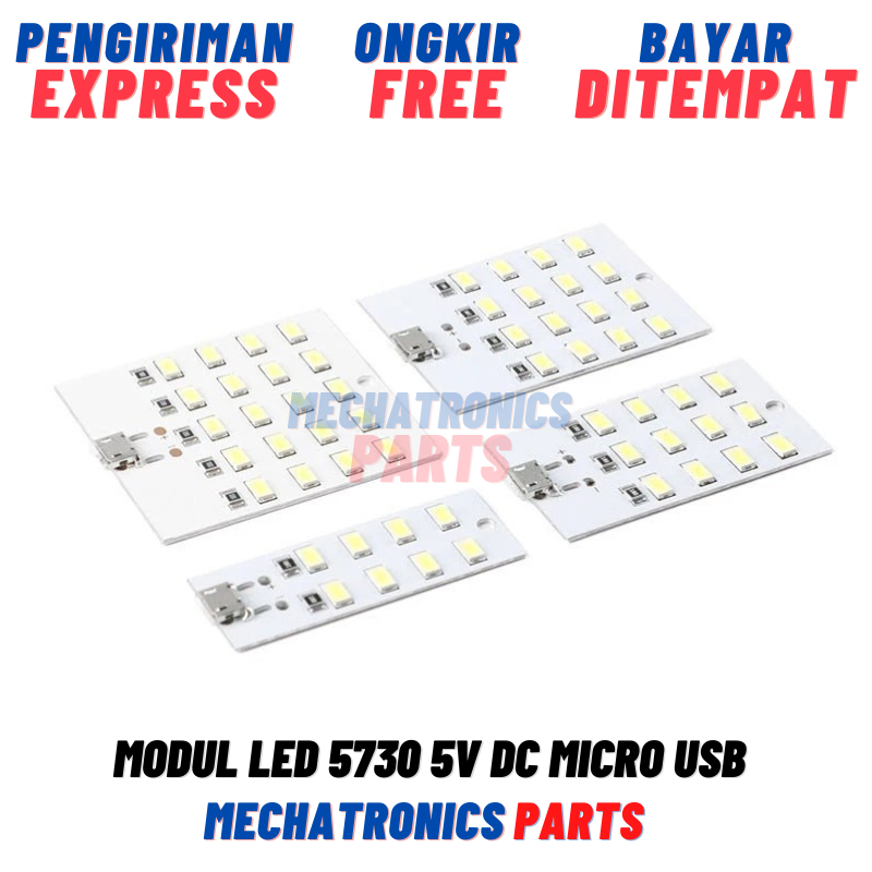 Led Module 5730 5V DC 8 12 16 20 LED Micro USB SMD Mini Portable ...