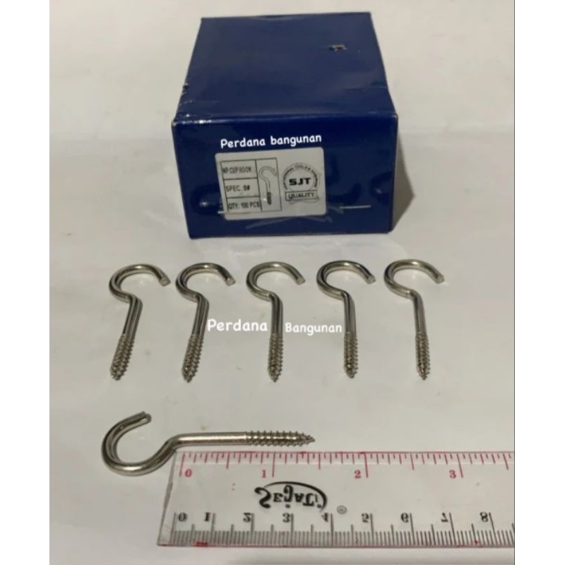 8 INCH Question Mark SCREW/8 INCH Question Mark HOOK SCREW | Shopee ...