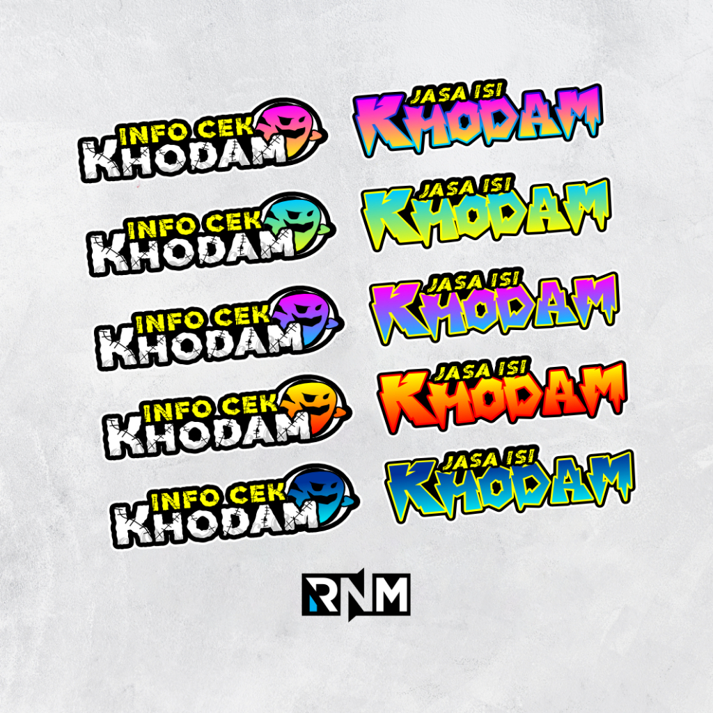Sticker PACK KHODAM CHECK SERVICES | Khodam CHECK INFO CONTENTS 10 PCS ...