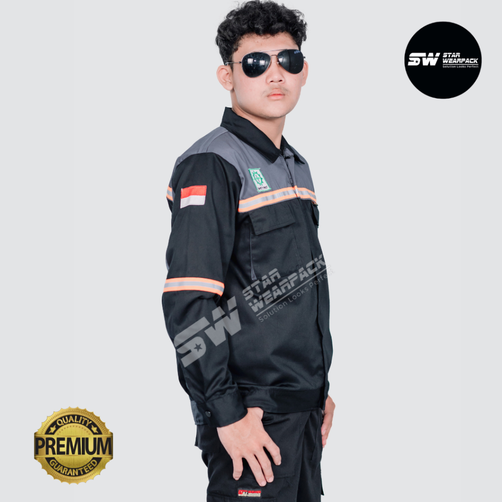 HITAM Wearpack safety - Wearpack Field Work Clothes Black Top ...
