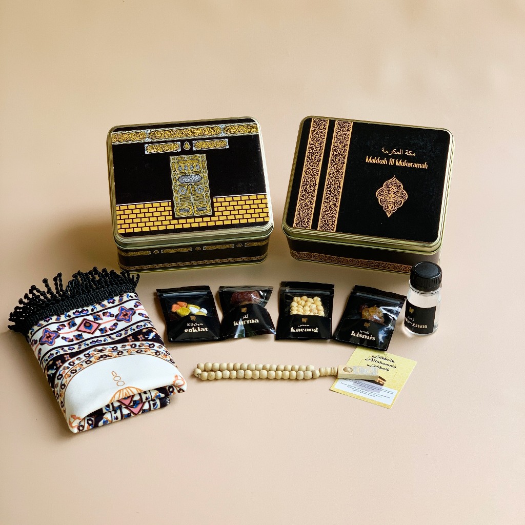 Snackbox Sajadah Travel Exclusive Packaging Makkah Box | Shopee Malaysia