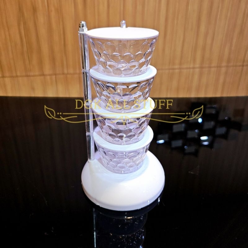 Kitchen Spice Container Rack Salt Sugar Micin Pepper Pepper Chili ...