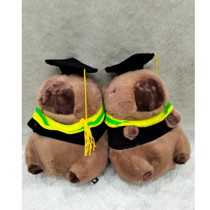 Graduation Kapibara Doll - Graduation Capybara Plush Animal Doll ...