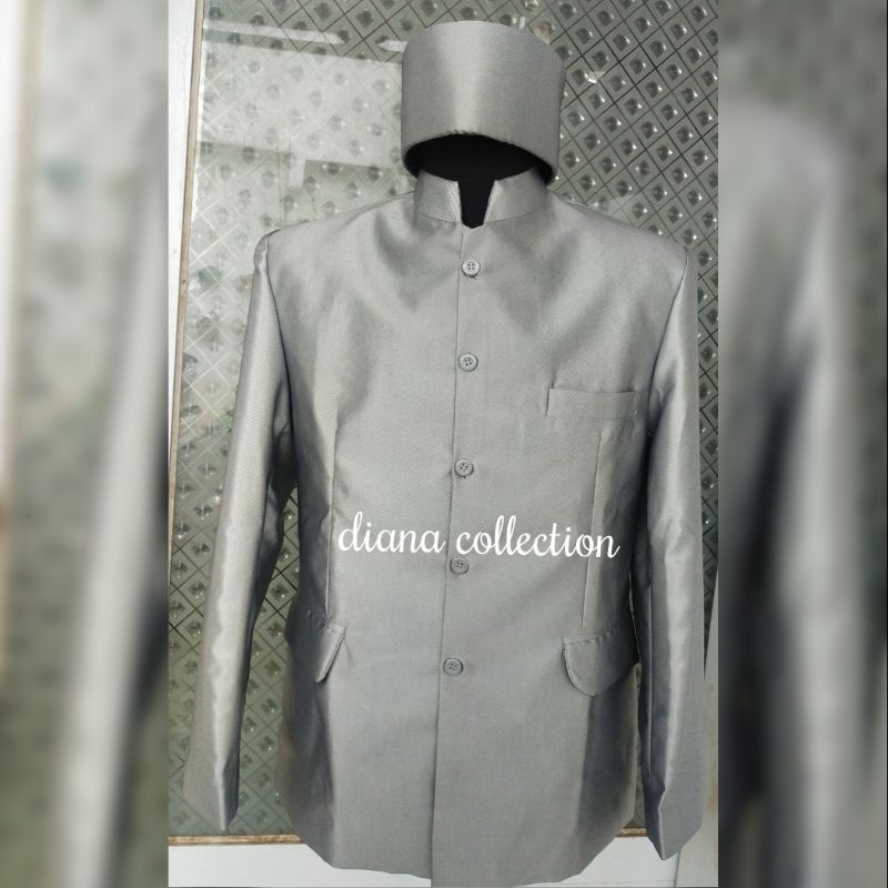 Diana Traditional Beskap Bridal Semi-Woll Beskap wedding suit,apak ...