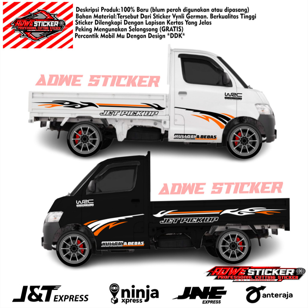 Grandmax PICK UP Car STICKER CUTTING Can Change Name And Color | Shopee ...