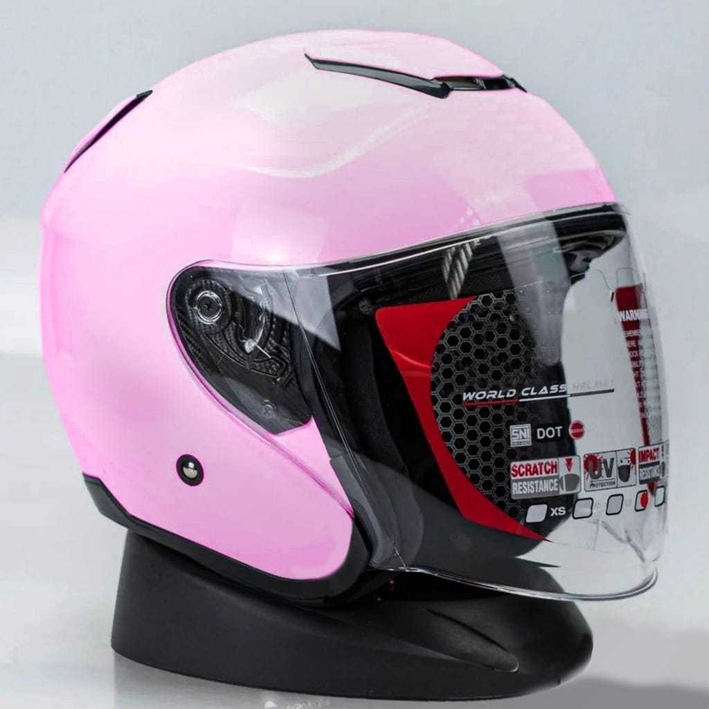Kyoto Helmet ORIGINAL MVP OSAKA SOLID STANDARD SNI | Shopee Malaysia