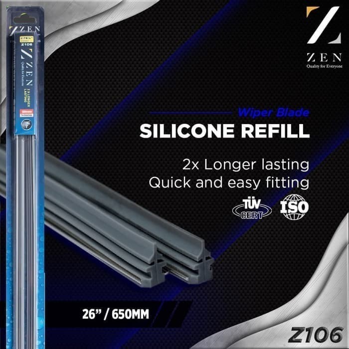 New Item Zen Silicone Wiper Refill 26 inch contains 2pcs Silicone ...