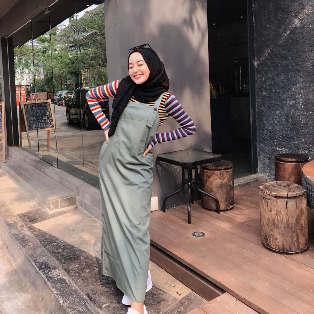 ANYA BASIC OVERALL / FRONT POCKET OVERALL | Shopee Malaysia