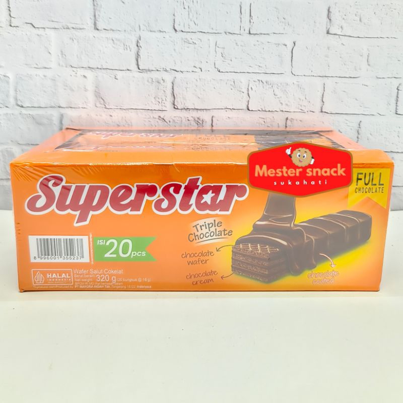 Superstar | Superstar Wafers | CHOCOLATE Wafer | Shopee Malaysia