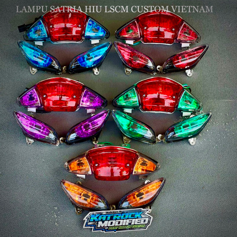 Satria HIU LAMP / LSCM MALAYSIA CUSTOM COLOR REFLECTOR LIGHTS SEIN ...