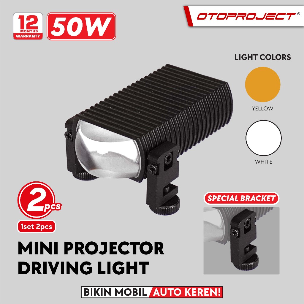 Otoproject MINI PROJECTOR HEAD LAMP SUPER BRIGHT LED HEADLIGHTS (2PCS ...