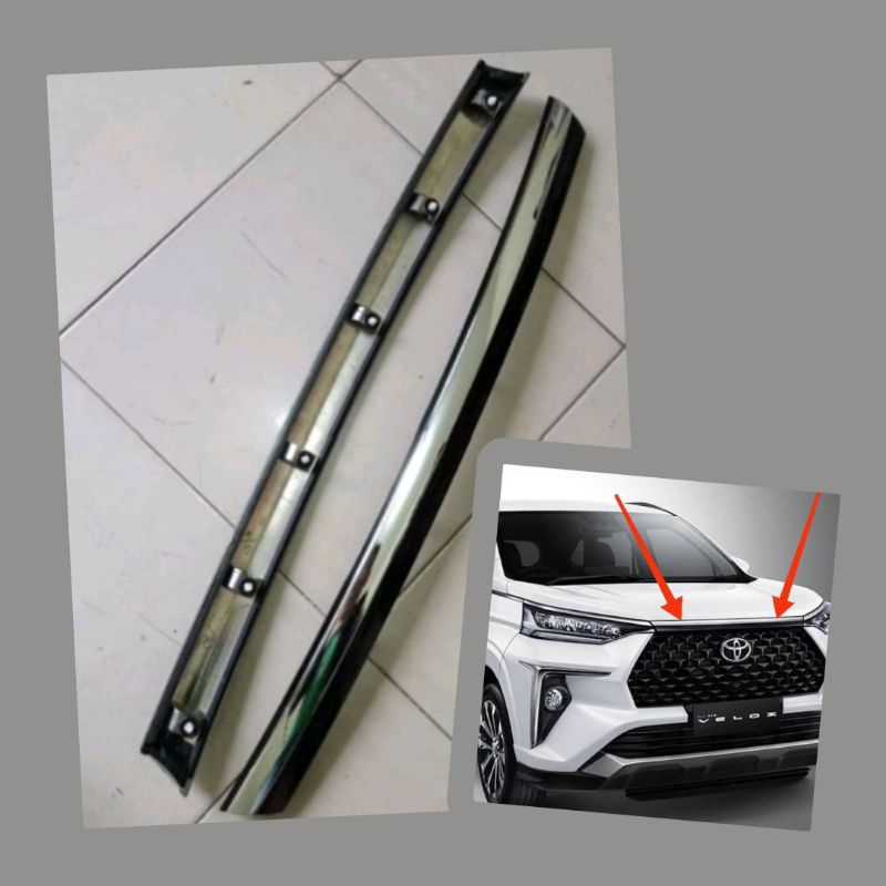 MESIN List of Original Crhome Veloz 2022 Molding Hood Engine Hoods ...