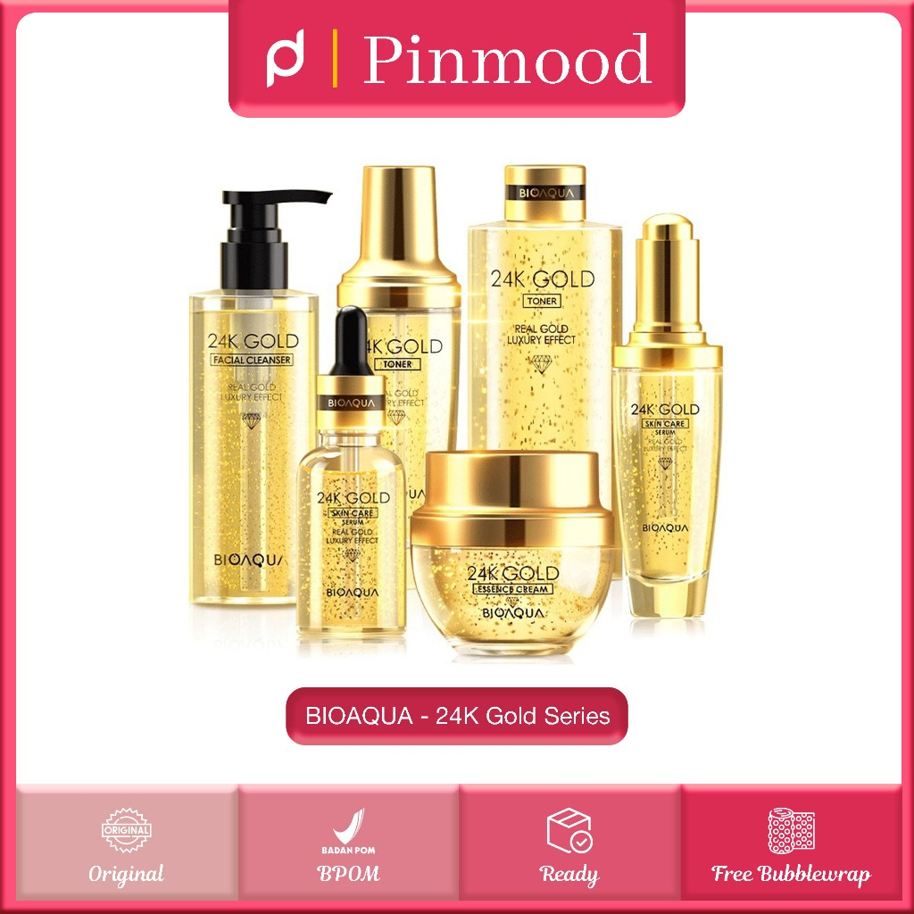 Bioaqua - 24K GOLD SERIES - Skincare Anti-Aging With Brightening ...