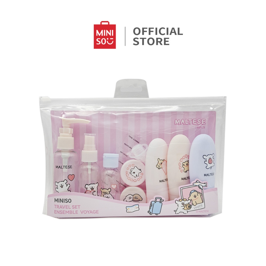 Miniso Maltese Collection Cosmetic Packaging Box Travel Set Maltese ...