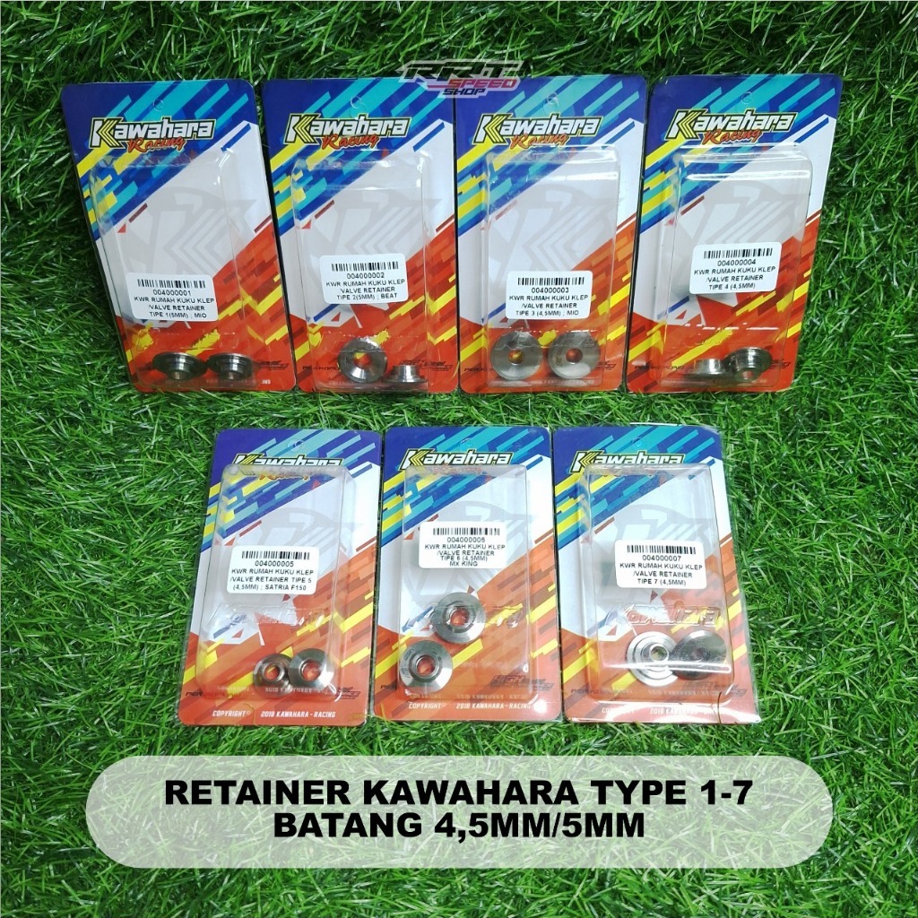 RRT COMPLETE RETAINER TITANIUM KAWAHARA RACING TYPE 1 2 3 4 5 6 7 ALL ...