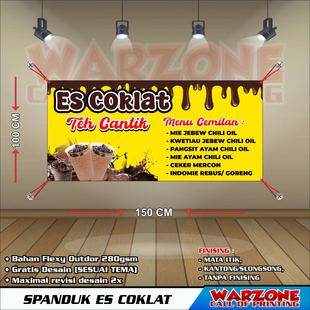 Chocolate ICE BANNER SIZE 150X100 MMT CHOCOLATE ICE BANNER CHOCOLATE ...