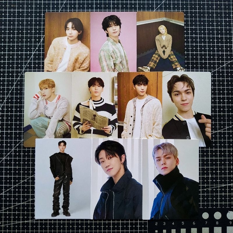 Seventeen jeonghan hoshi wonwoo woozi the8 dk seungkwan vernon dino trading card tc caratland ...