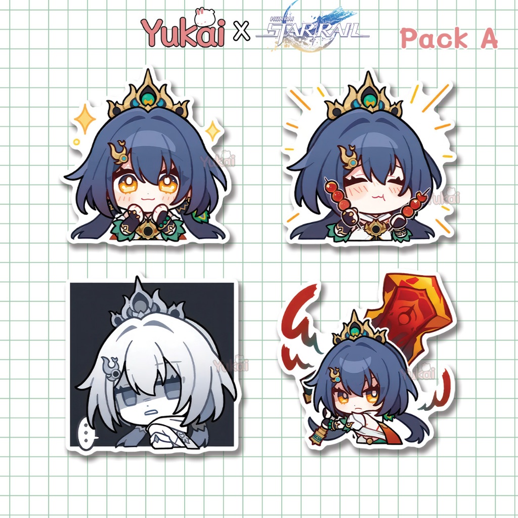 Yunli Honkai Star Rail (HSR) Premium Pack Sticker, Waterproof Anime ...