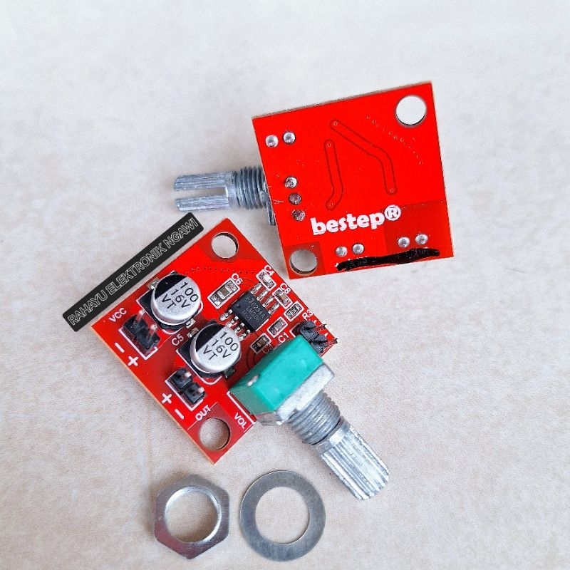 Lm 386 AMPLI KIT PLUS POTENSIO MONO AMPLIFIER MODULE LM386+POTENSIO ...