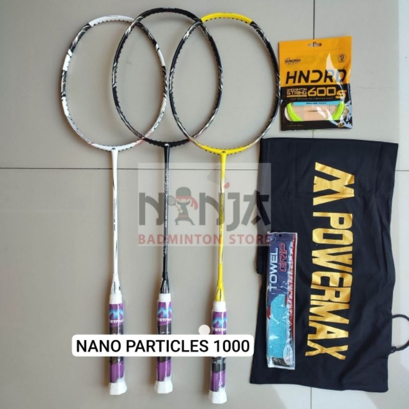 Powermax NANO PARTICLES 1000 BADMINTON Racket/NANOPARTICLES 1000 ...