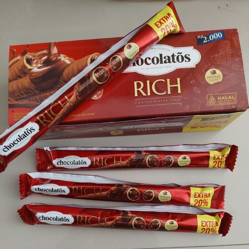 Chocolatos Rich Box contains 12 Chocolatos Rolls | Shopee Malaysia