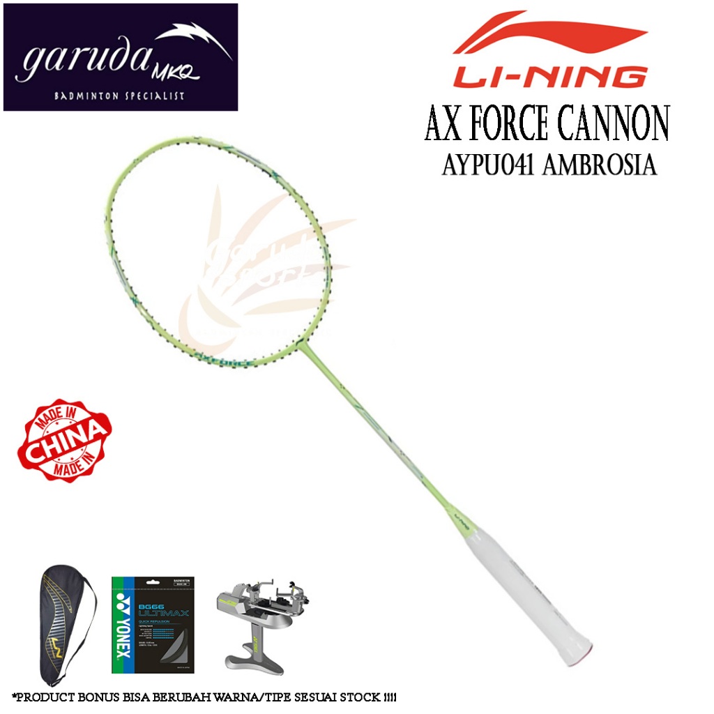 Lining AXFORCE CANON AMBROSIA BADMINTON RACKET / LINING AX-FORCE CANON ...