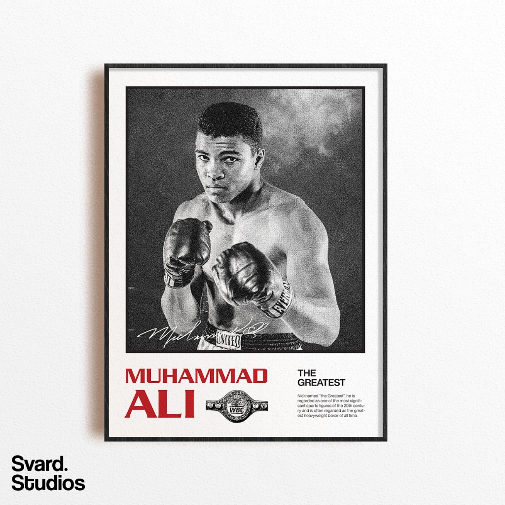 Muhammad Ali Frame Poster - Frameblock | Shopee Malaysia
