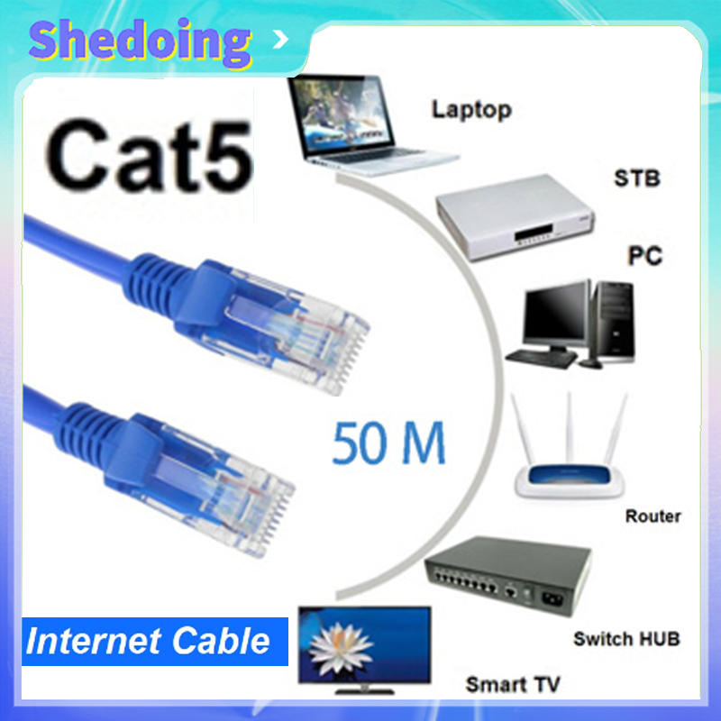 Lan Cable Cat5 Outdoor Internet Lan Cable 50 Meters Outdoor Lan Ftp UTP ...