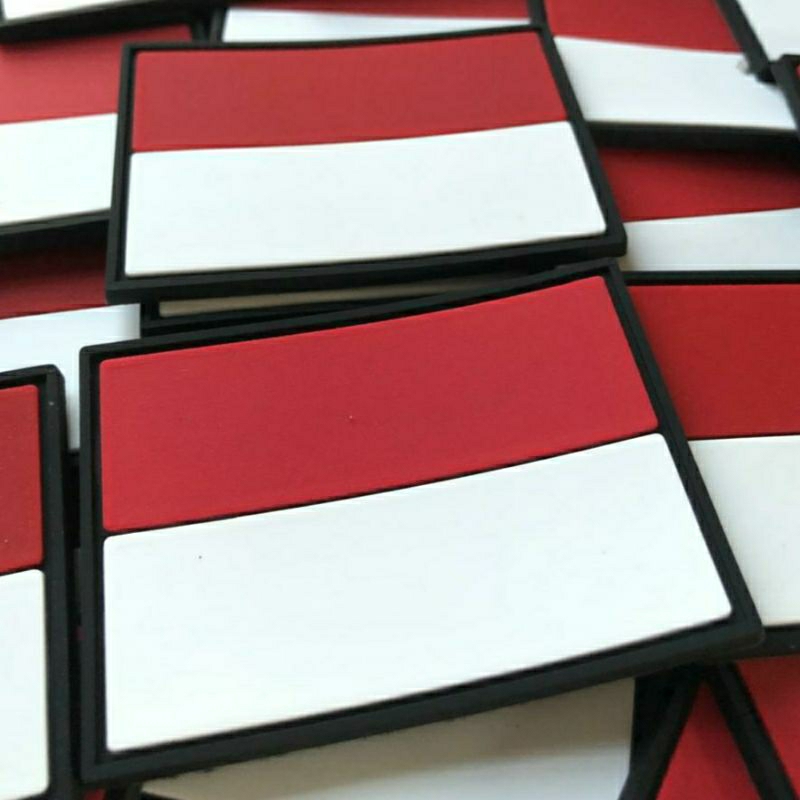[PATCH] Indonesian Flag Rubber Emblem (10 Dozen / 120 pcs) | Shopee ...