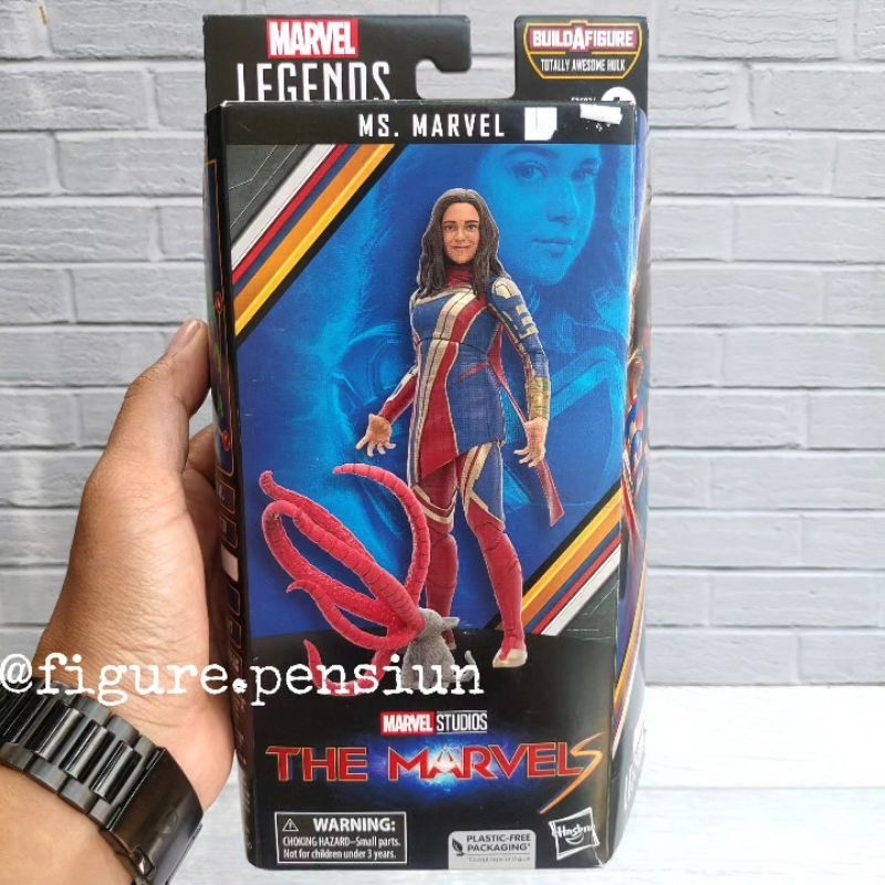 Marvel LEGENDS THE MARVELS MS MARVEL KAMALA KHAN SERIES AWESOME HULK ...