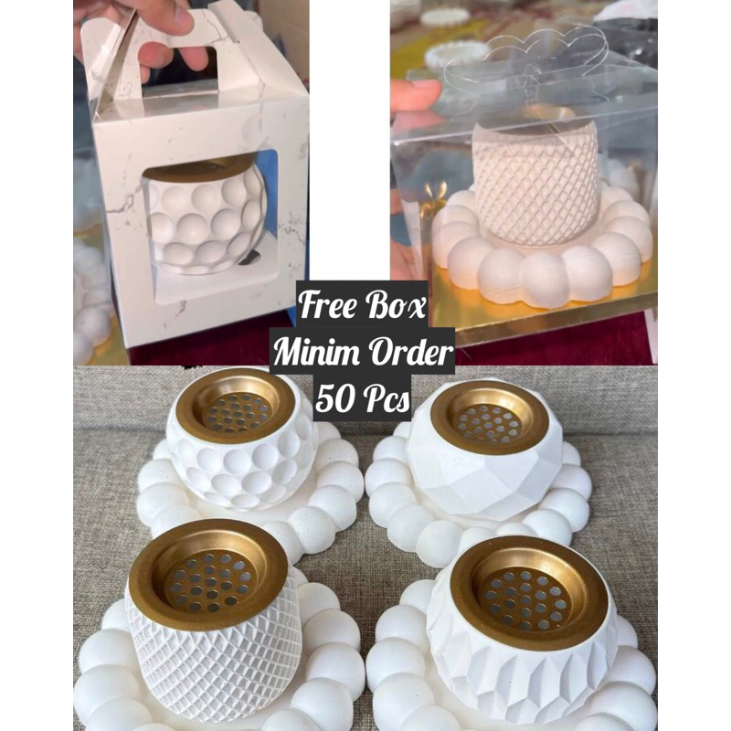 PUTIH Free Box Minimum Order 50pcs/Souvenir Soufenir/Mabkharah Set ...