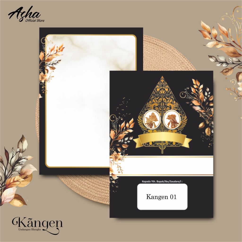 WEDDING INVITATION FORM | BLANKO EMPTY BLANKO CANGEN 01 FULL COLOR ...