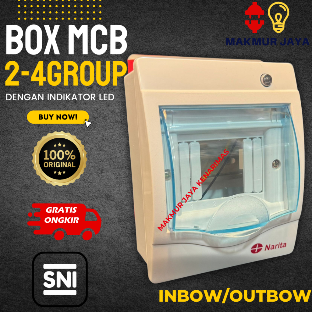 Mcb BOX 2-4 G Group LED Indicator IB OB/MCB BOX 4group 2group MCB BOX ...