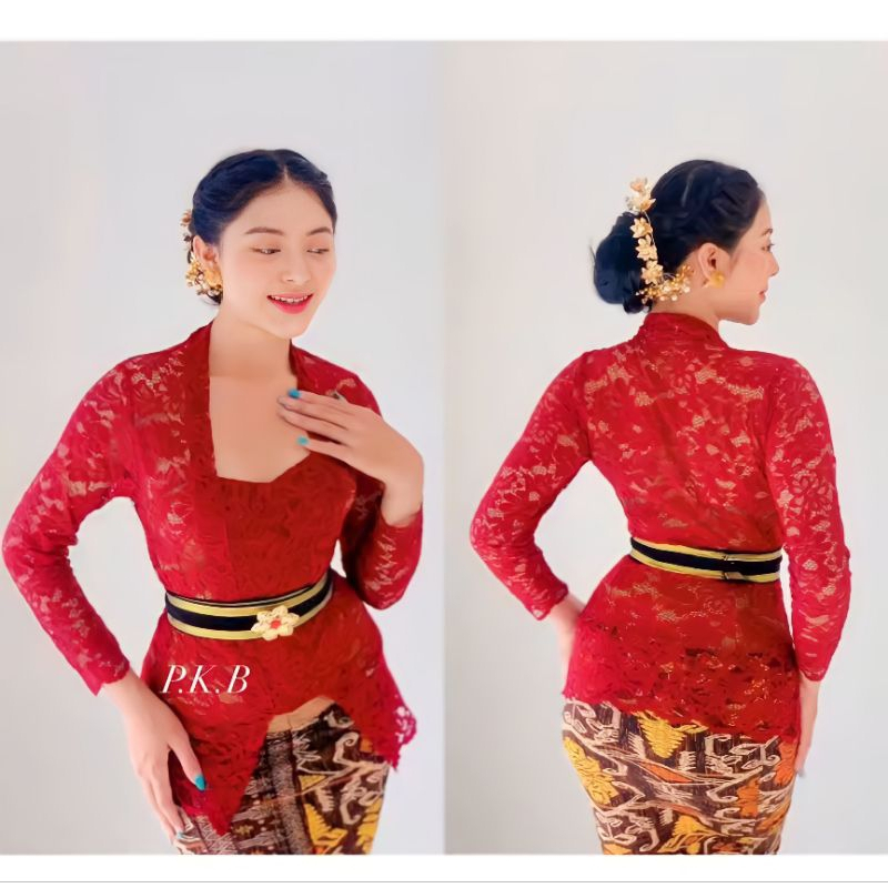Modern Balinese Kebaya / Modern New Kutu Kebaya / Balinese Traditional ...