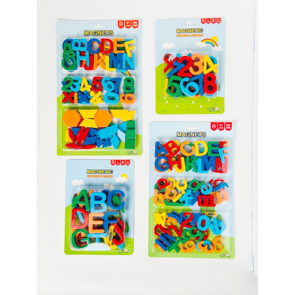 Magnet Numbers Letters & Shapes Educational Shapes | Shopee Malaysia