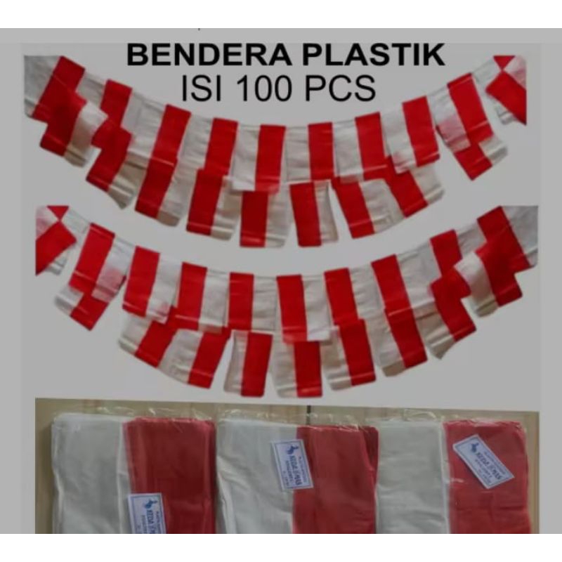 1 pack of plastic flags, contains 100 pcs | Shopee Malaysia